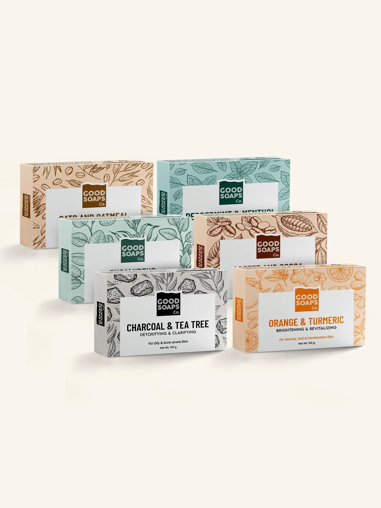 Pack of 6 GoodSoaps - Choose your variants